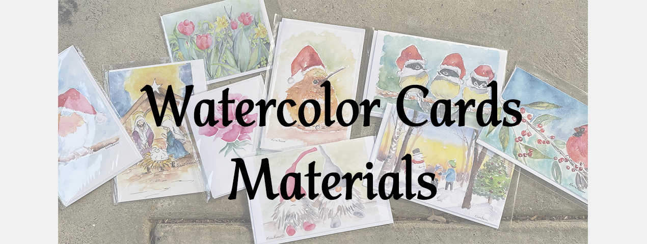 Watercolor Cards Class Materials